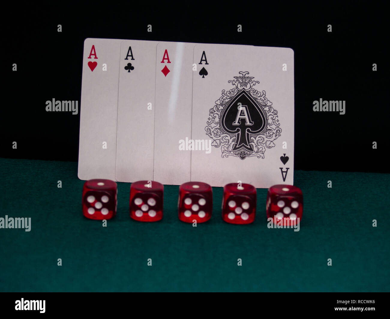 Dice aces hi-res stock photography and images - Alamy