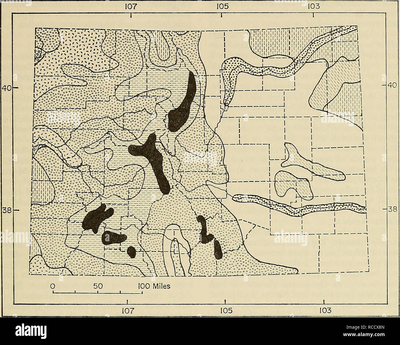 Map of gypsum colorado hi-res stock photography and images - Alamy