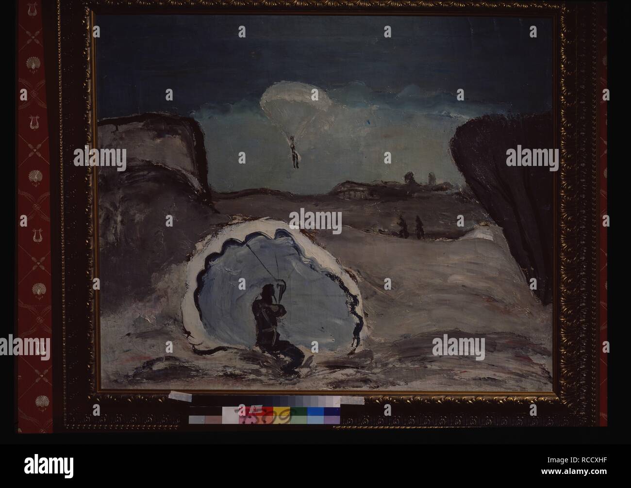 A parachutist. Museum: State Tretyakov Gallery, Moscow. Author: Drevin ...
