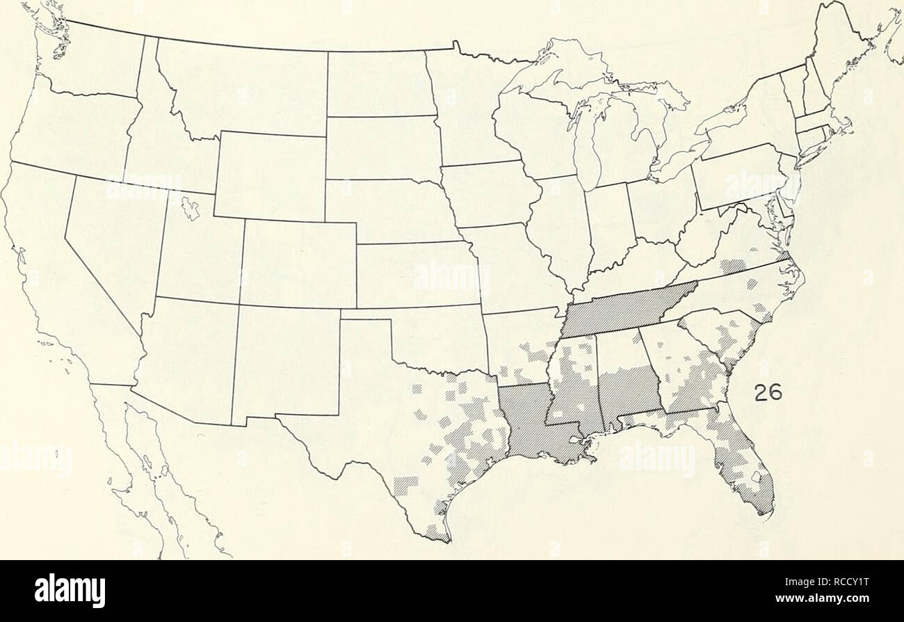 . Distribution maps of some insect pests in the United States. Insect ...