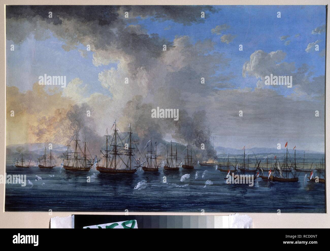 The Russo-Turkish Battle at the Damietta Castle on 1770. Museum: State ...