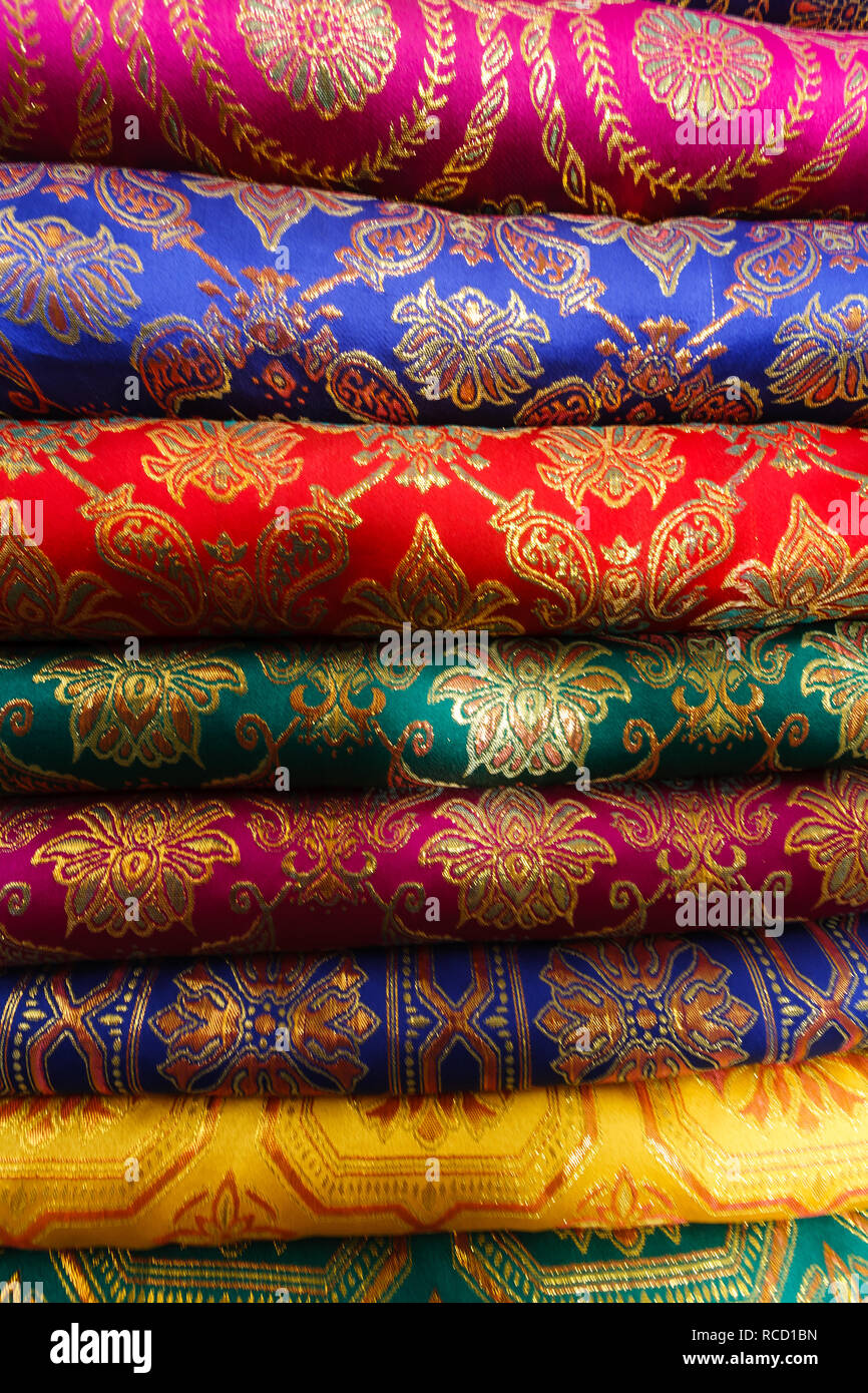 Silk material hi-res stock photography and images - Alamy