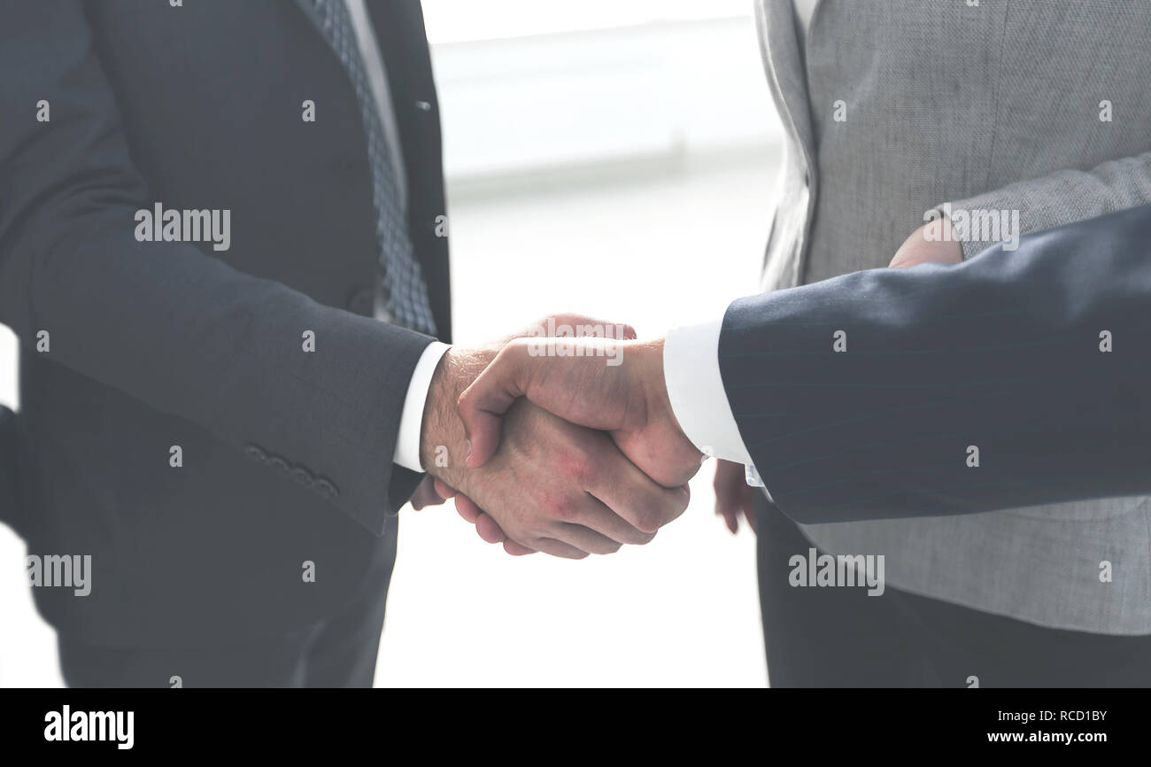 closeup.handshake of business people Stock Photo - Alamy