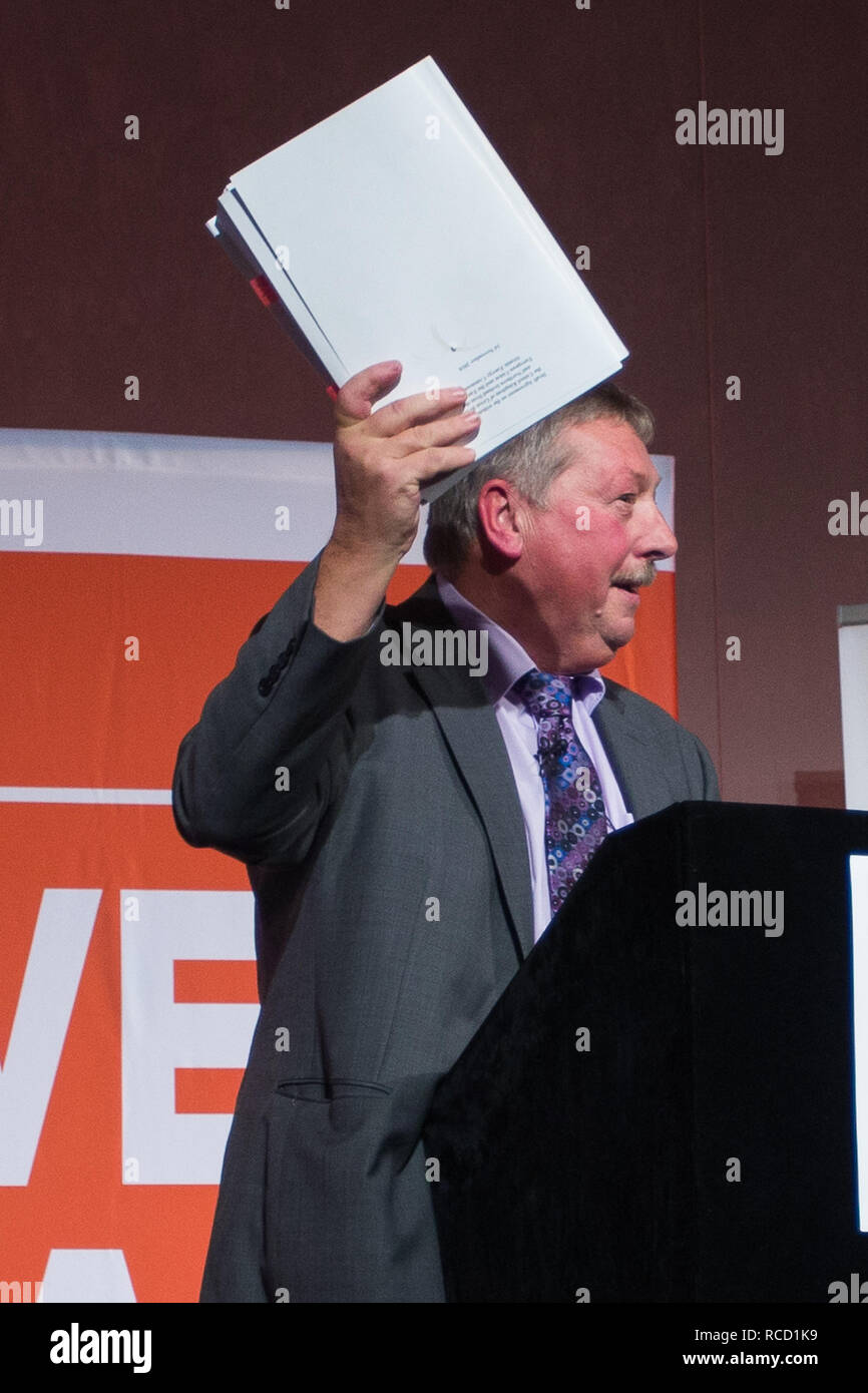 'Leave Means Leave' rally held at Queen Elizabeth II Conference Centre ...