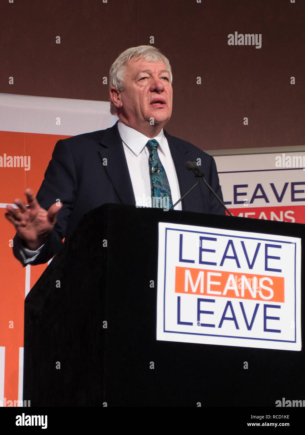 'Leave Means Leave' rally held at Queen Elizabeth II Conference Centre ...