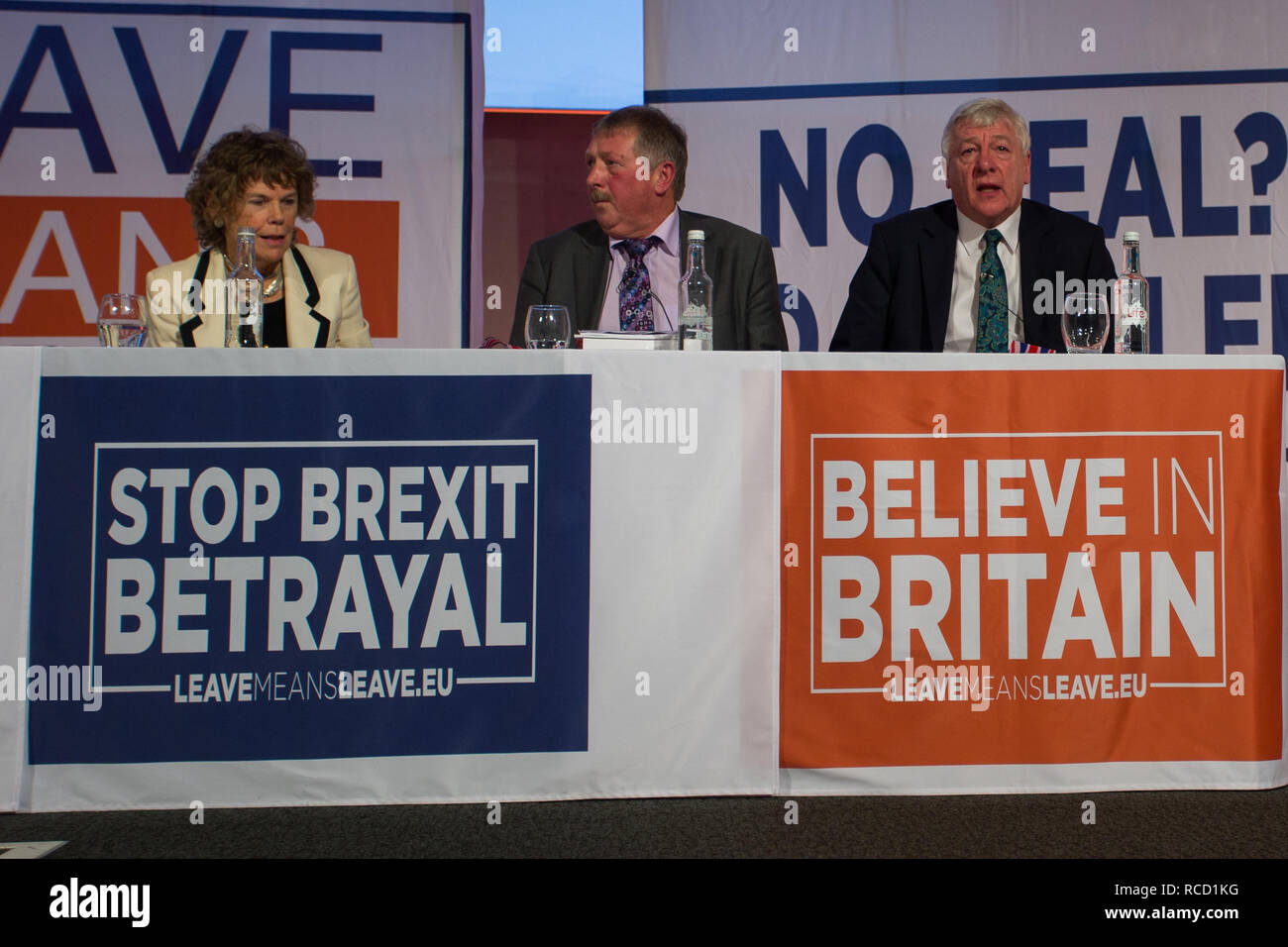 'Leave Means Leave' rally held at Queen Elizabeth II Conference Centre ...