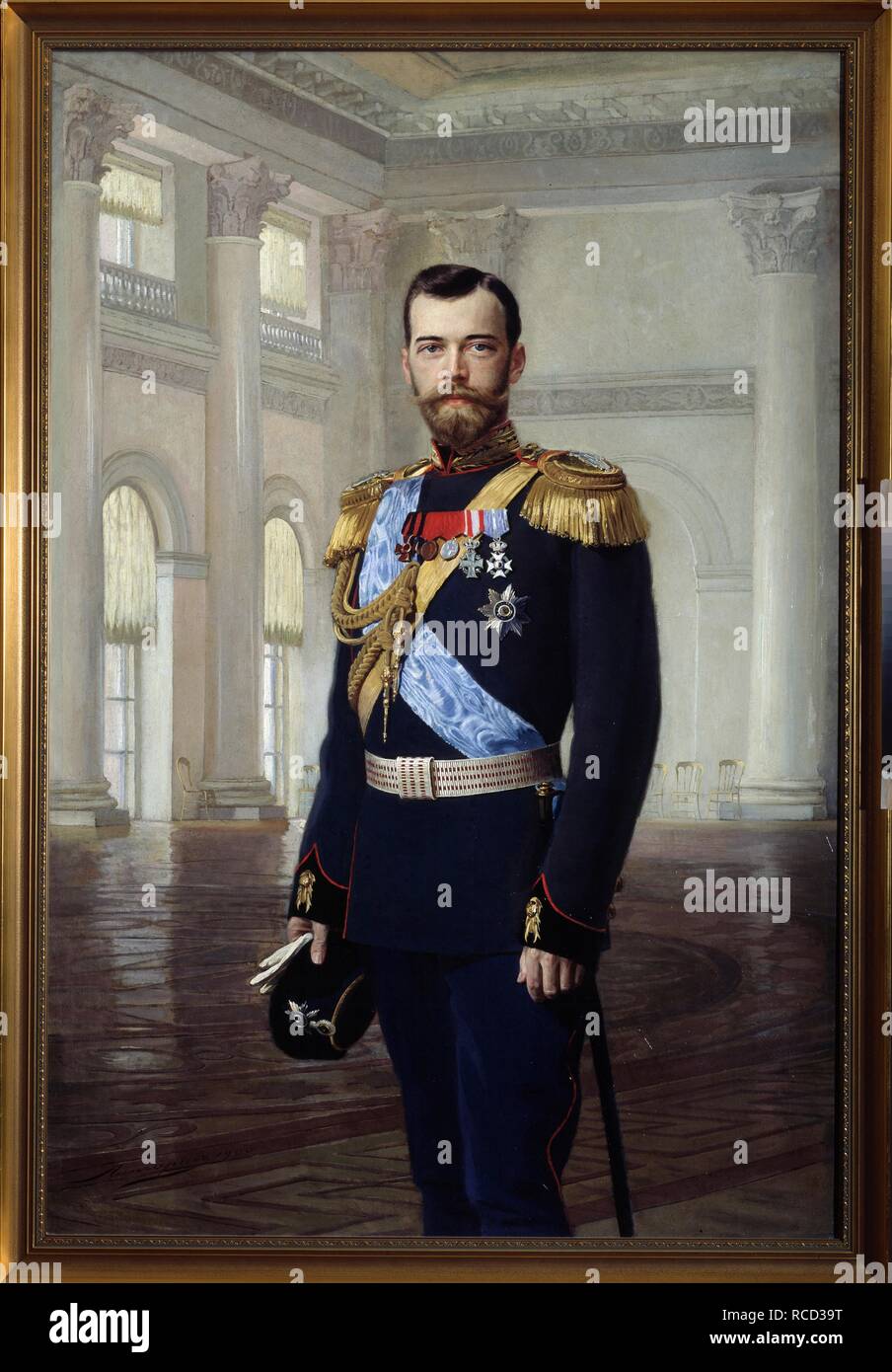 Portrait of Emperor Nicholas II (1868-1918). Museum: State Open-air ...