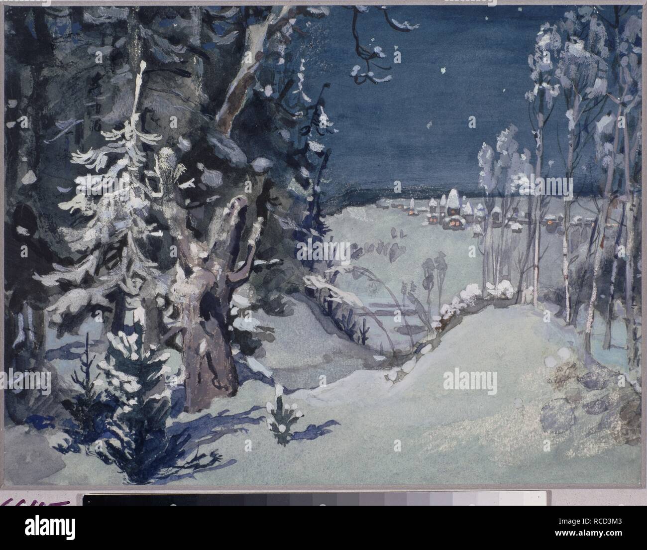 Stage design for the opera Snow Maiden by N. Rimsky-Korsakov. Museum ...
