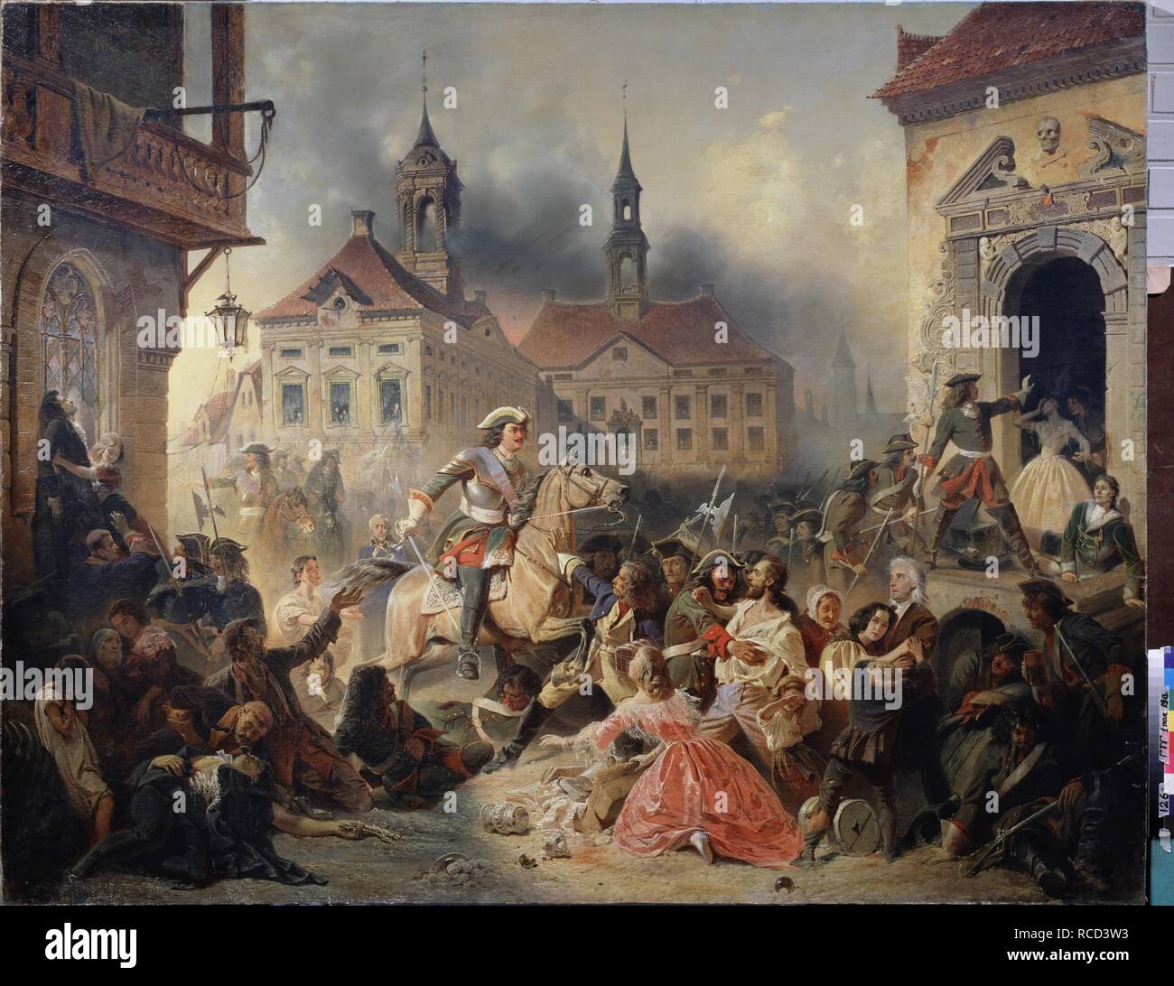 Battle of narva charles xii of sweden hi-res stock photography and ...