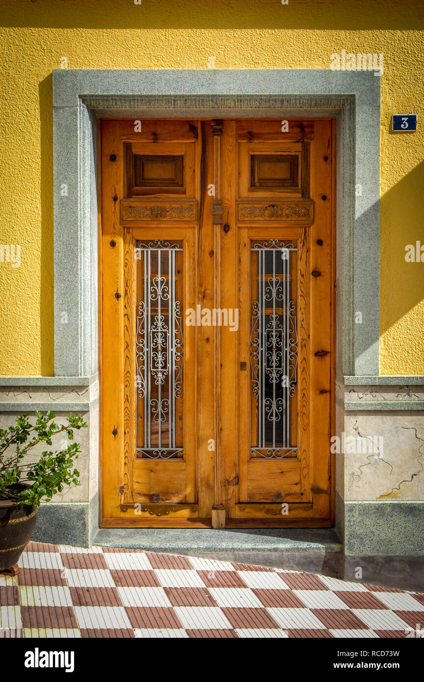 Rustic Wooden Door Stock Photo - Alamy