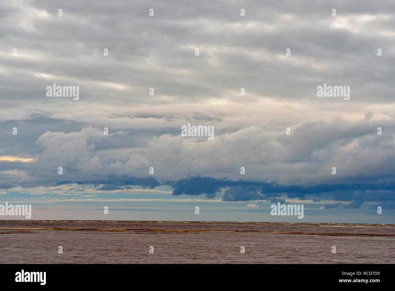Great Slave Lake at dusk, Hay River, Northwest Territories, Canada ...