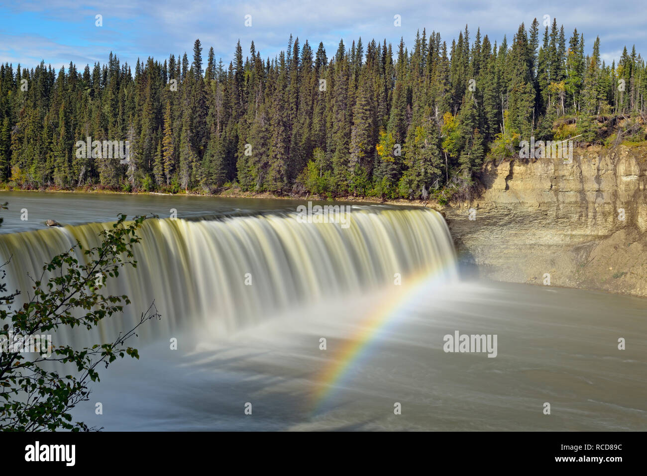 Lady Evelyn Falls on the Kakisa River, Lady Evelyn Falls Territorial ...