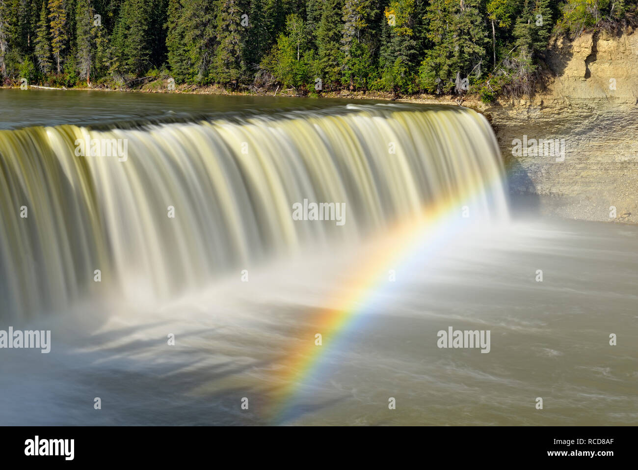 Lady Evelyn Falls on the Kakisa River, Lady Evelyn Falls Territorial ...