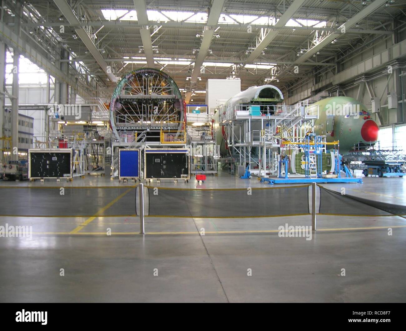 Airbus Lagardère P50 - Fuselage preparation (MSN120 Stock Photo - Alamy