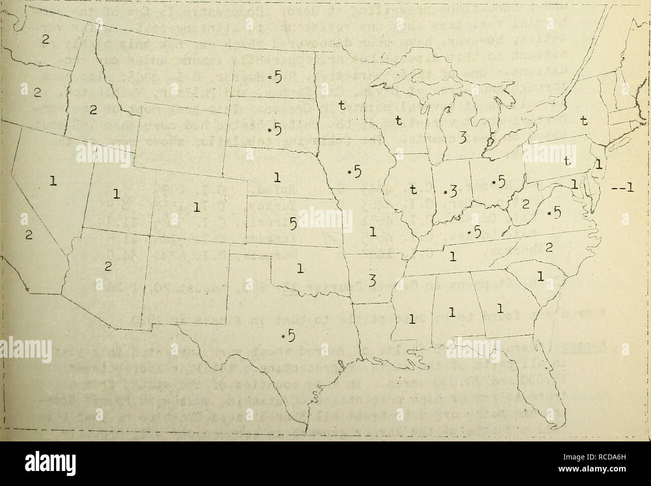 Map of virginia 1920 hi-res stock photography and images - Alamy