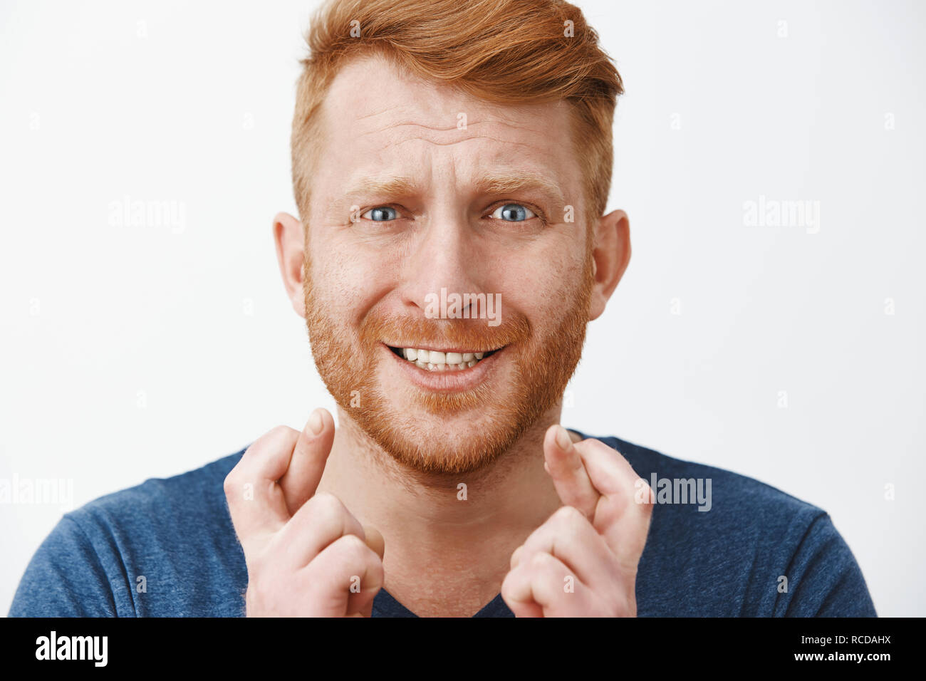 Man praying anxious worried hi-res stock photography and images - Alamy