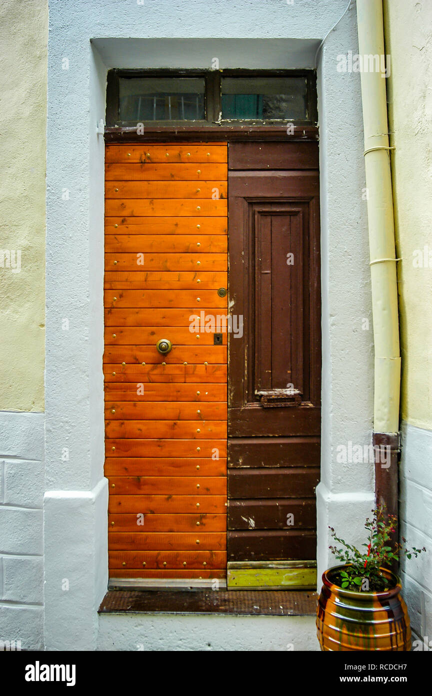 Rustic Wooden Door Stock Photo - Alamy
