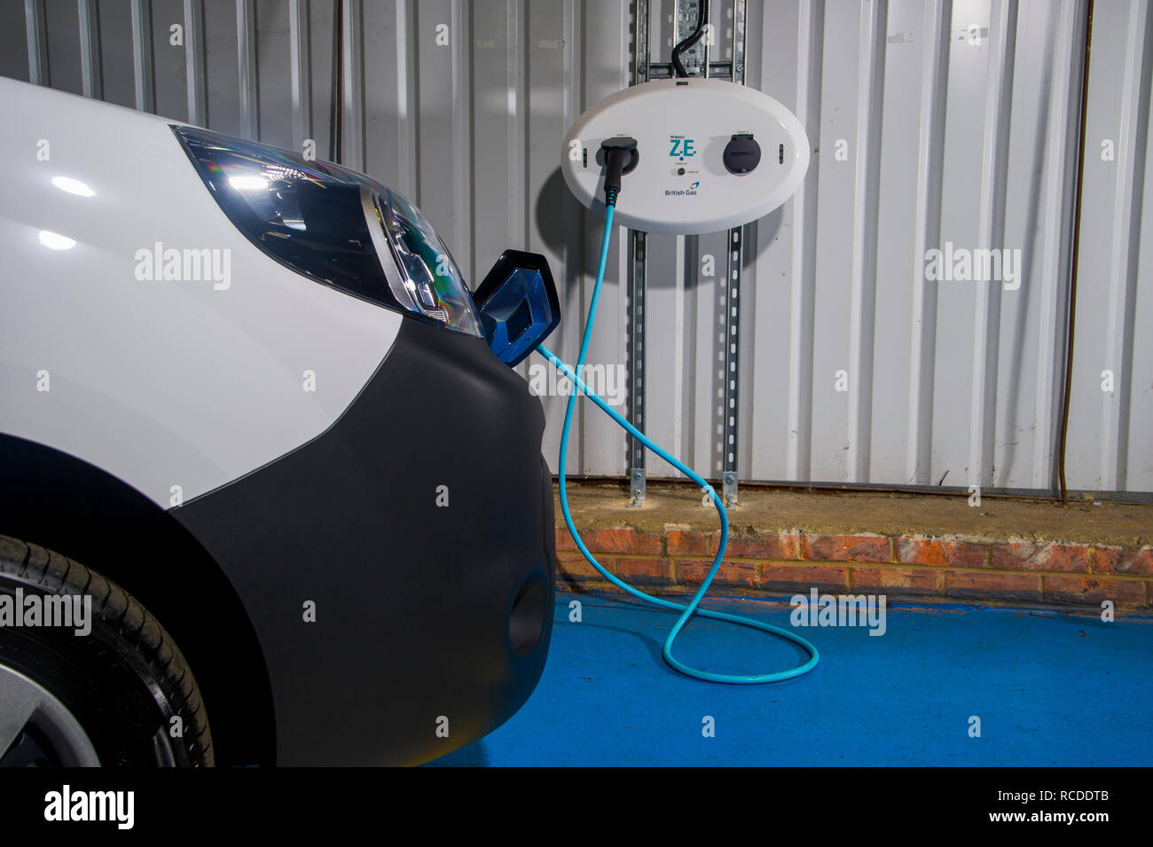 Electric van charging point hi-res stock photography and images - Alamy