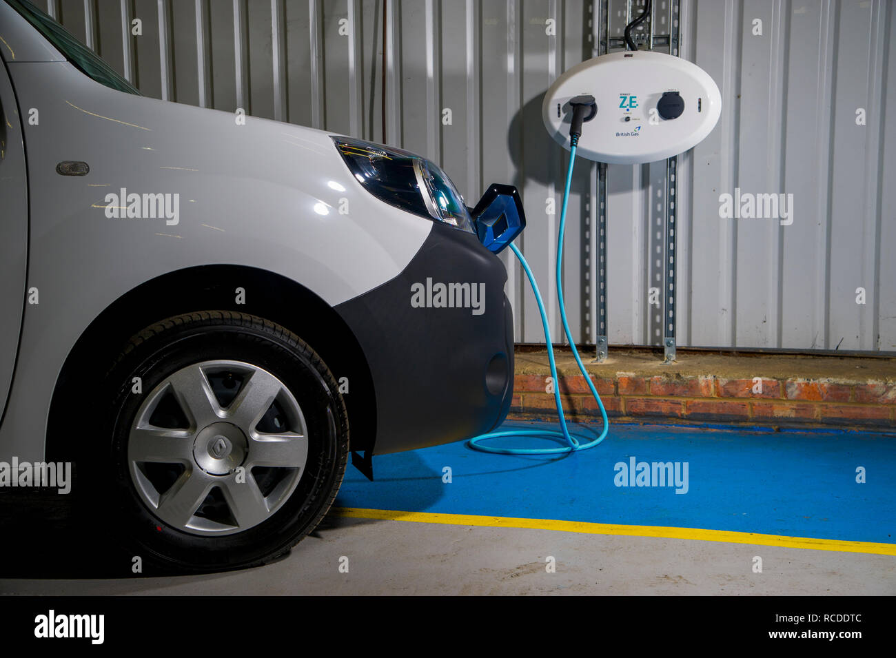 Electric van charging point hi-res stock photography and images - Alamy