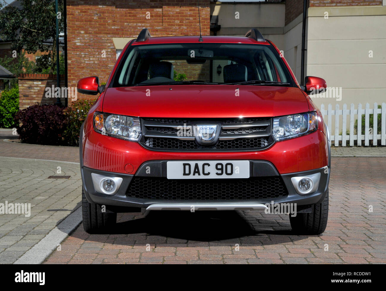 2013 Dacia Sandero Stepway compact soft roader SUV car Stock Photo - Alamy