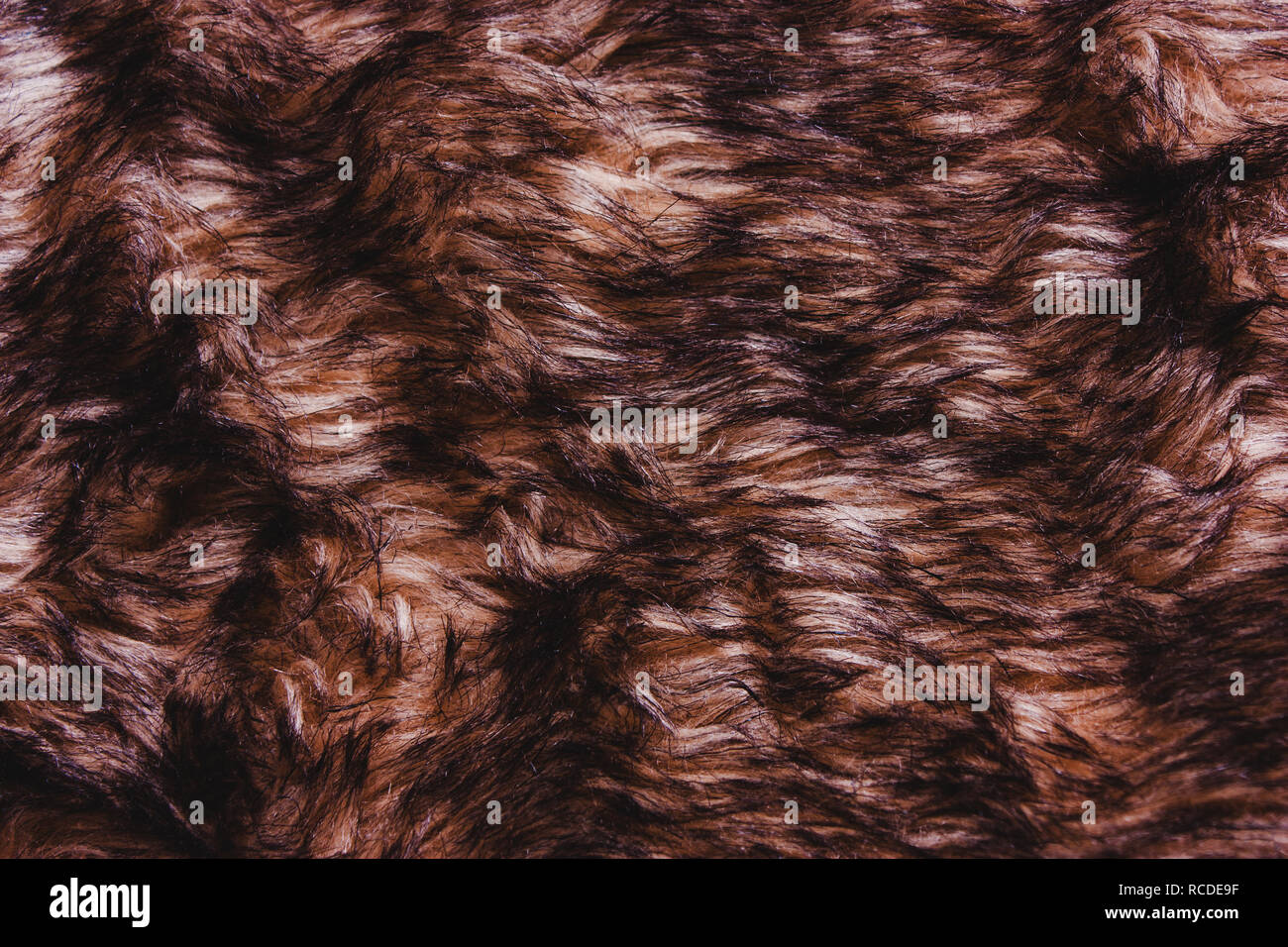 Brown dark warm faux fur texture. Animal wildlife concept Stock Photo ...