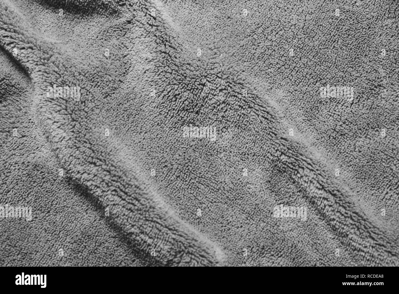 Plush texture Black and White Stock Photos & Images - Alamy