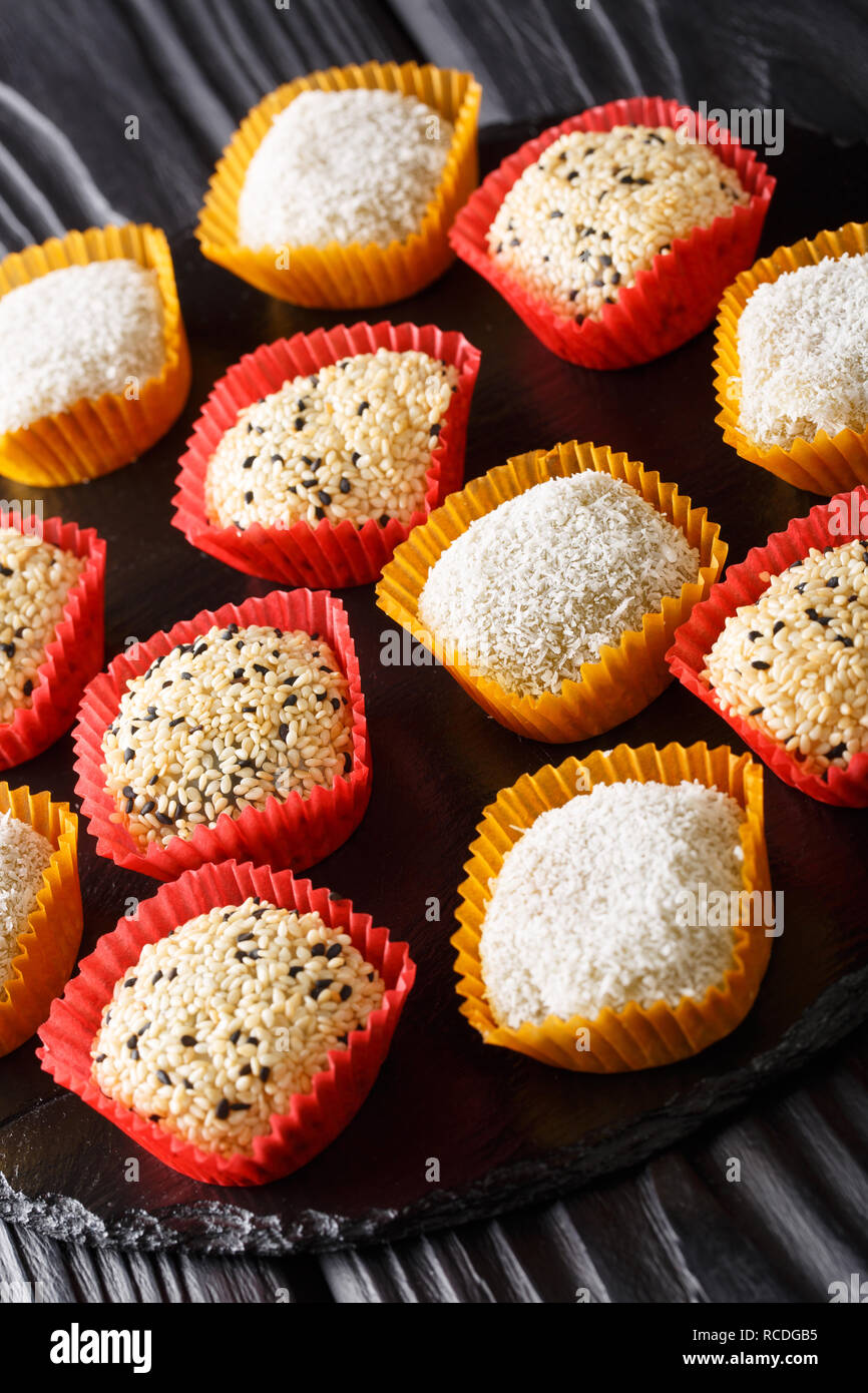 Daifukumochi, or Daifuku, is a Japanese confection consisting of a ...
