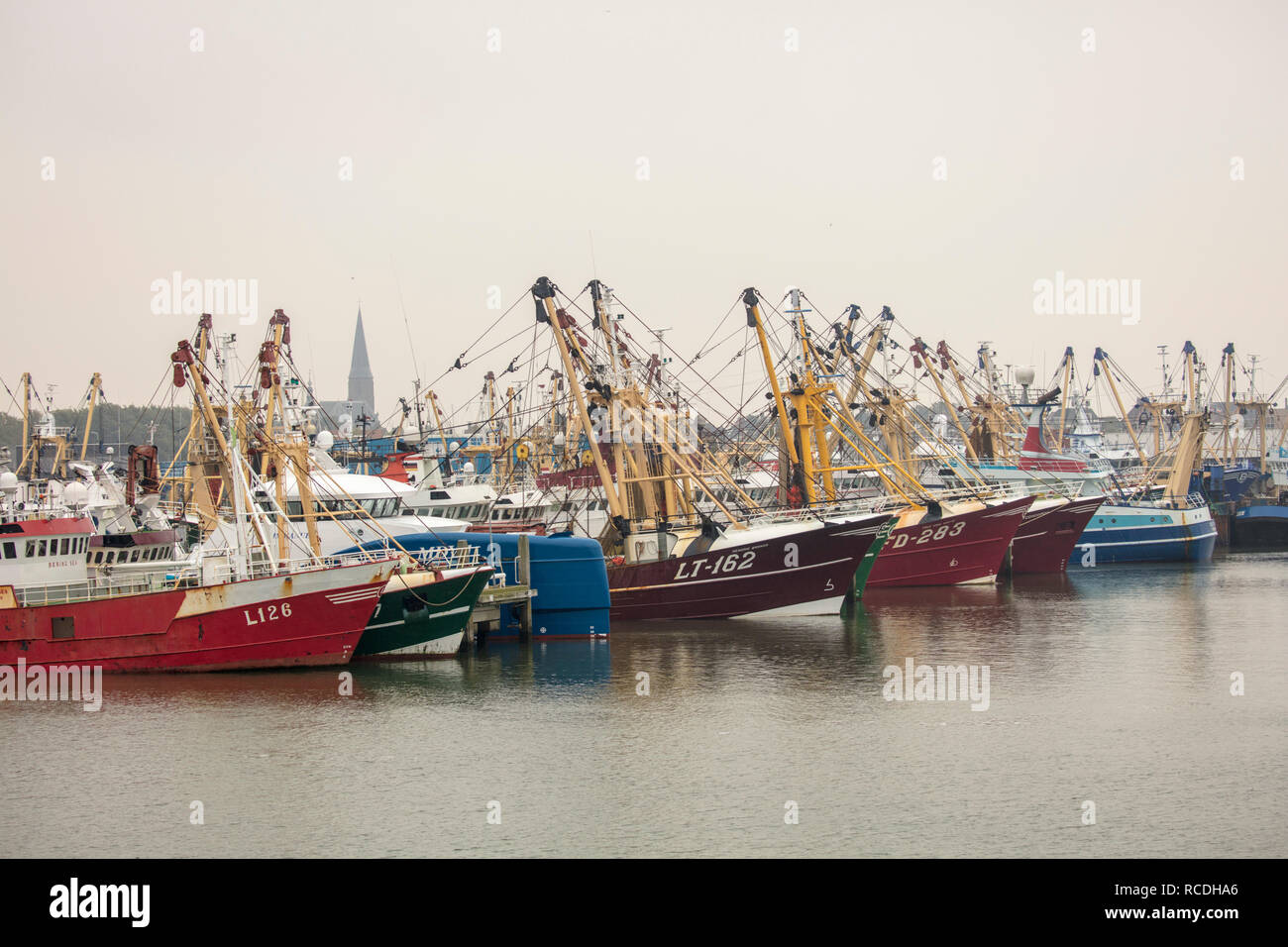 Traditional dutch fishing boats in hi-res stock photography and images ...