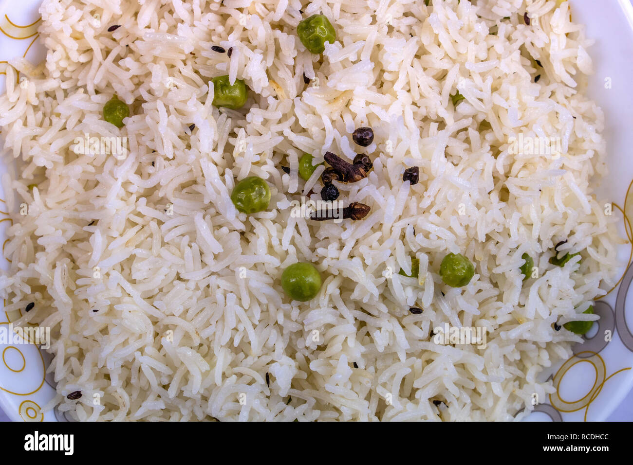 White cooked rice hi-res stock photography and images - Alamy