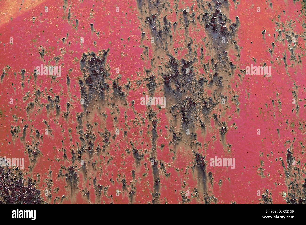 Close up of metal and rusted metal structures and surfaces in high ...