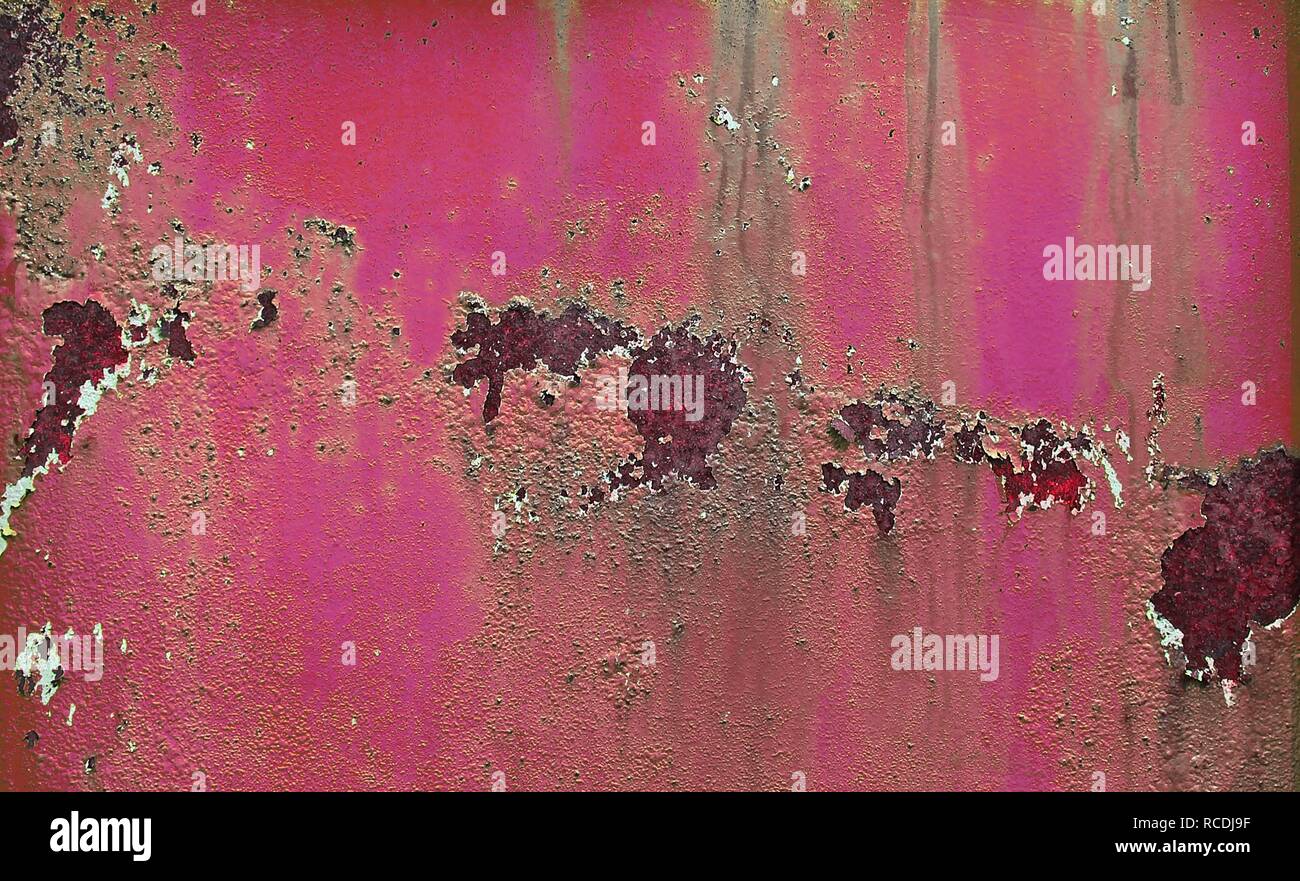 Close up of metal and rusted metal structures and surfaces in high ...