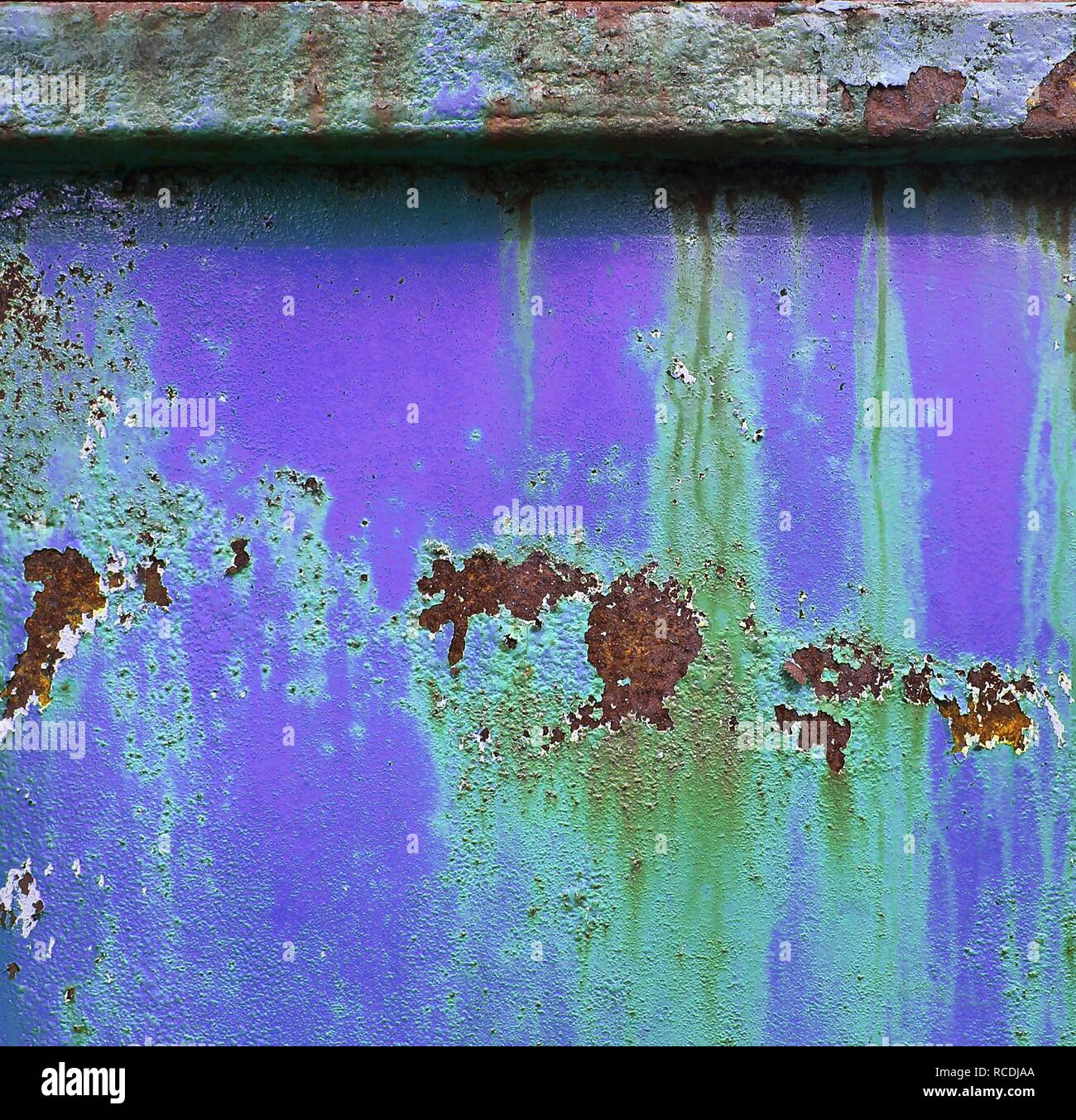 Close up of metal and rusted metal structures and surfaces in high ...