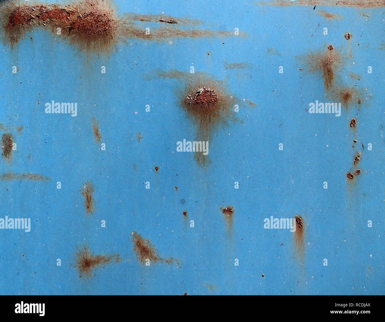 Close up of metal and rusted metal structures and surfaces in high ...