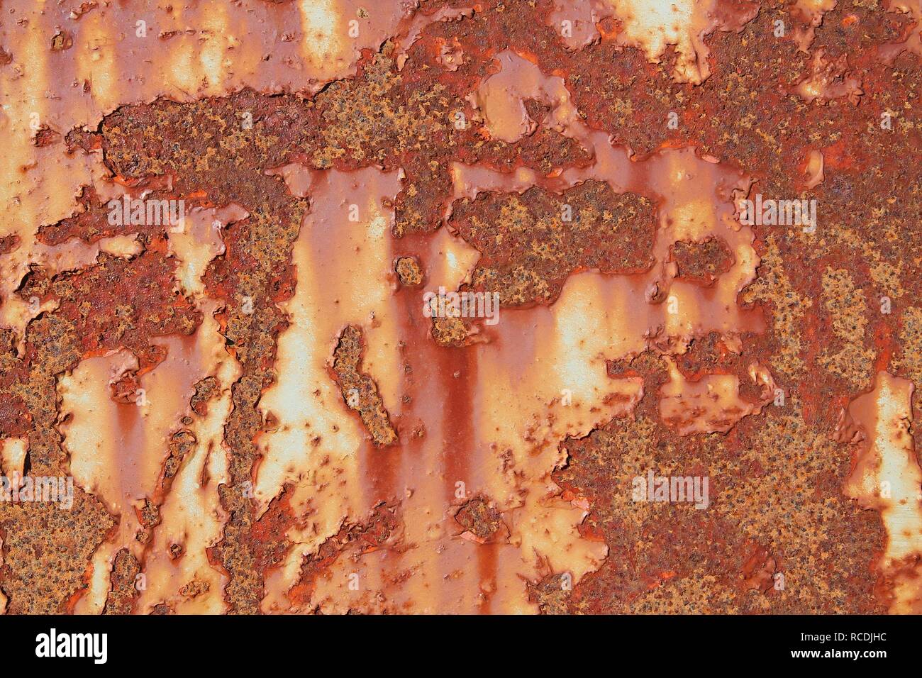 Close up of metal and rusted metal structures and surfaces in high ...