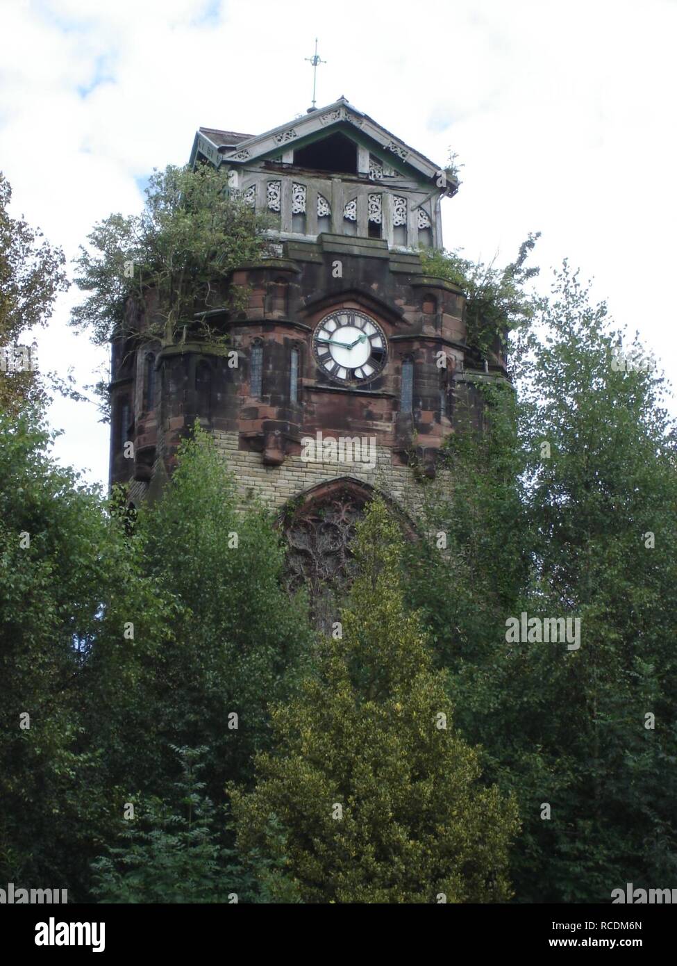 Agecroft Cemetery mortuary chapel Stock Photo - Alamy