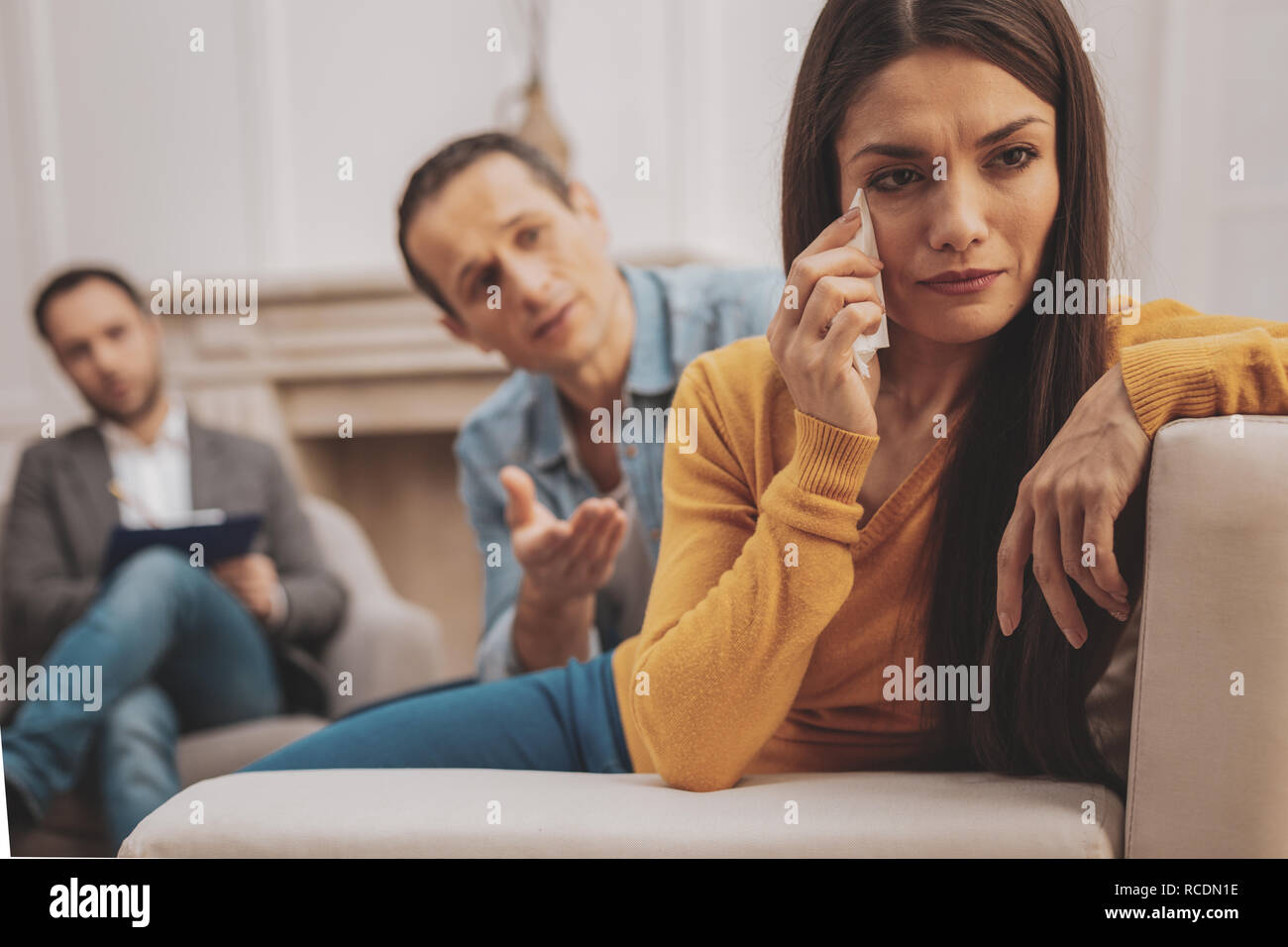 Wiping his tears hi-res stock photography and images - Alamy