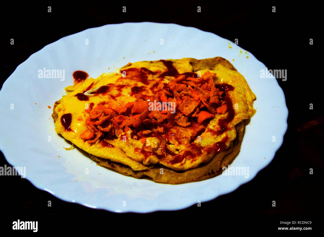 Paratha omelette hi-res stock photography and images - Alamy