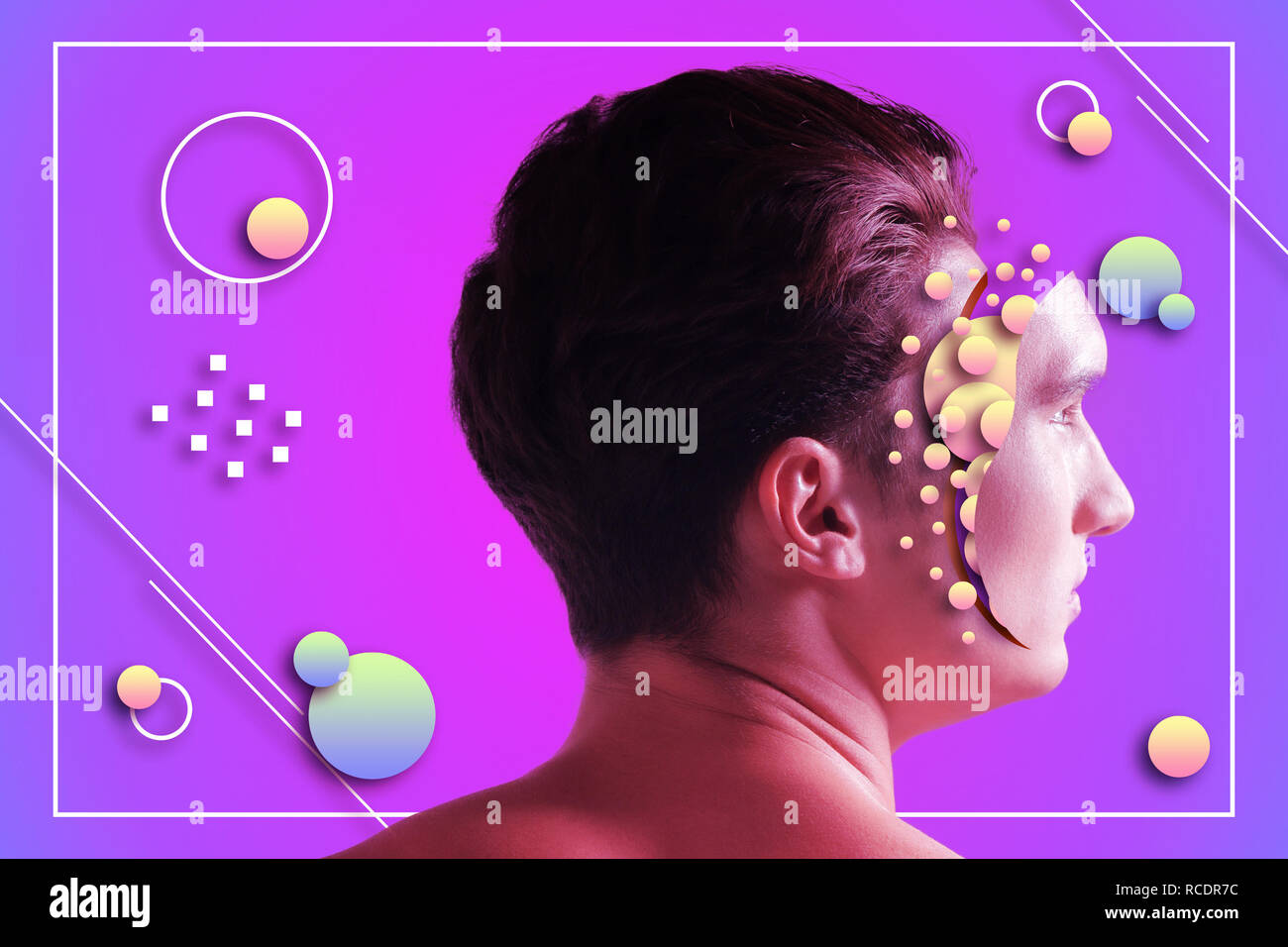 Creative pleasant guy having talent and creative thinking Stock Photo ...