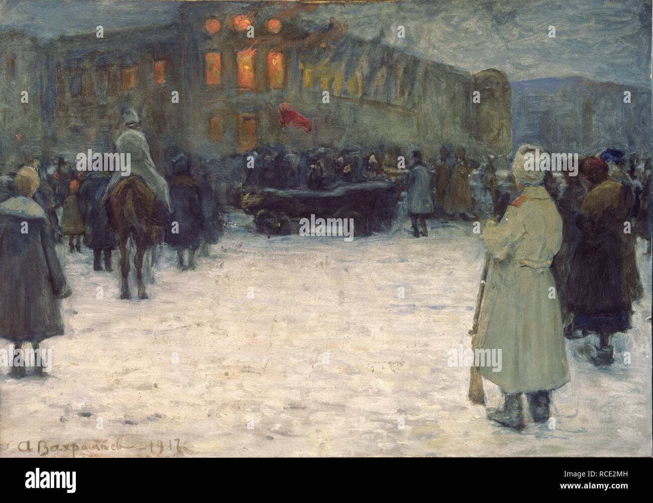 Russian Revolution 1917 Painting High Resolution Stock Photography and ...