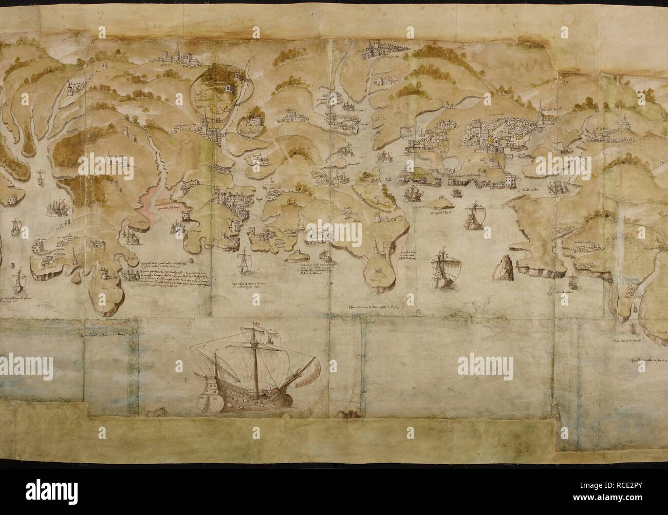 Map of cornwall 1539 hi-res stock photography and images - Alamy