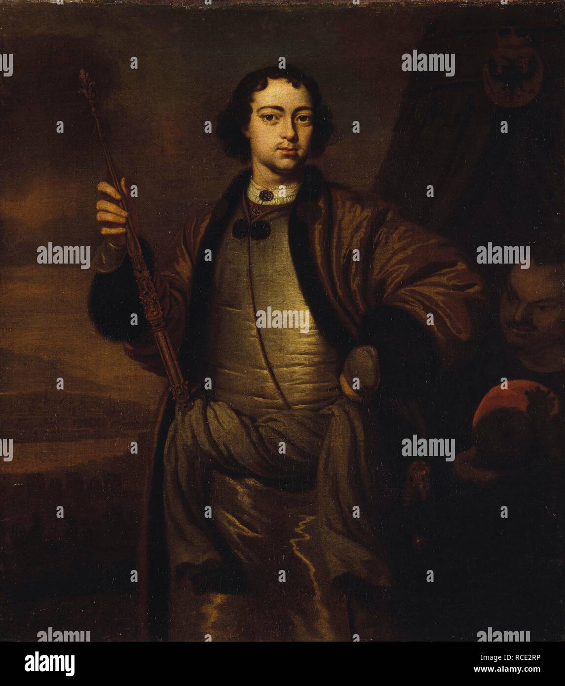 Portrait of Emperor Peter I the Great (1672-1725). Museum: State ...