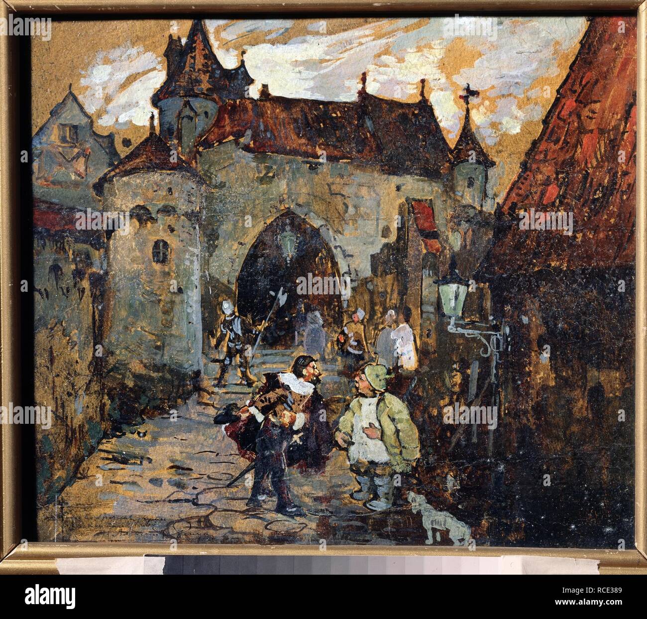 Stage design for the opera The Life for the Tsar. Ivan Susanin by M ...