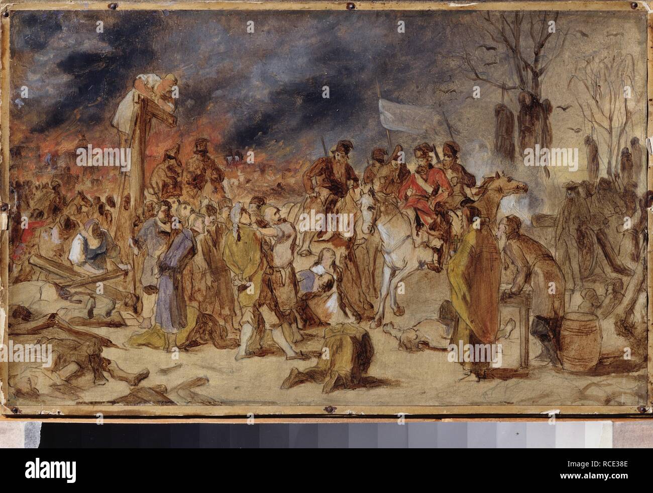 The revolt of Pugachev in 1773. Museum: State Art Museum, Nizhny ...