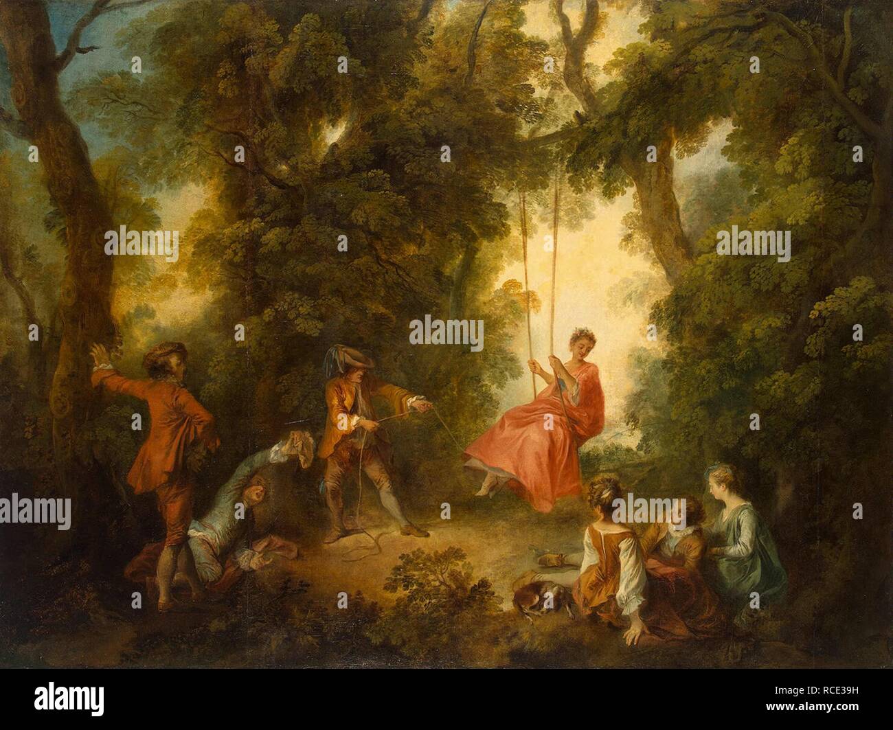 The Swing. Museum: State Hermitage, St. Petersburg. Author: LANCRET ...
