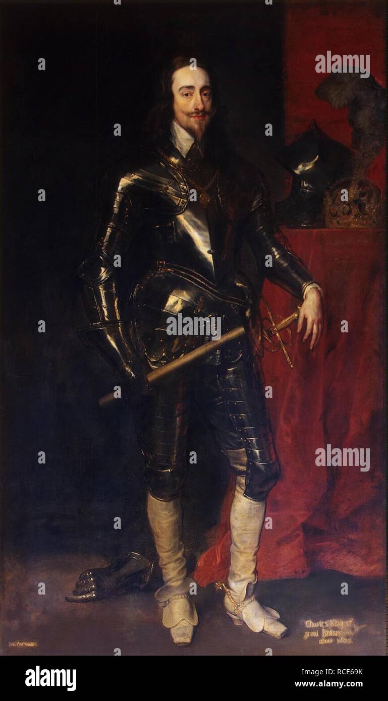 Portrait of King Charles I of England, Scotland and Ireland (1600-1649 ...
