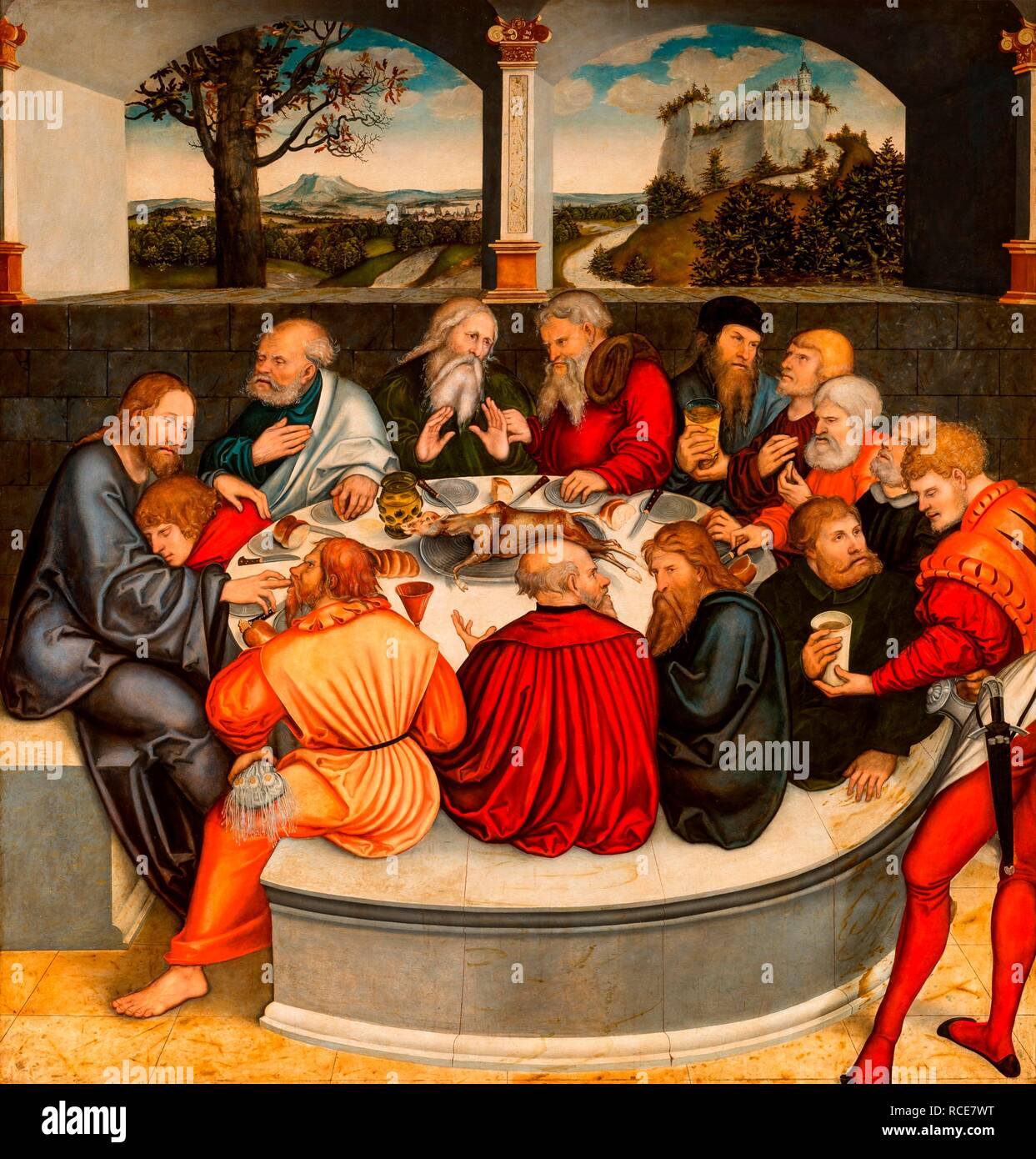 The Last Supper (with Luther amongst the Apostles). Reformation ...