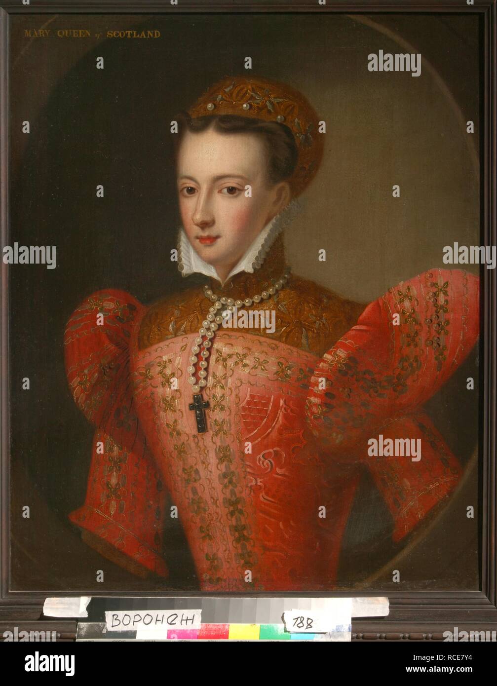 Portrait of Mary Stuart, Queen of Scots. Museum: Regional I. Kramskoi ...