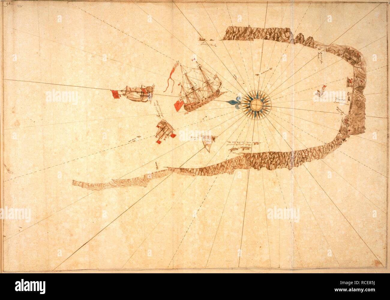 Map of coast at Muscat. Journal of HMS Rochester's Voyage to Muscat ...