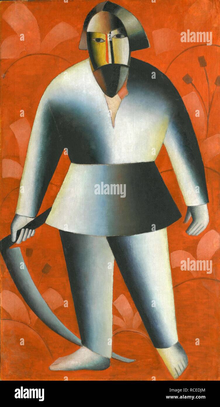 Painting malevich reaper hi-res stock photography and images - Alamy