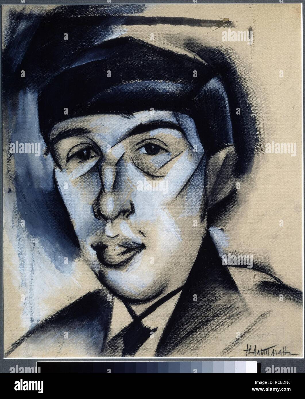 Portrait of the Poet Georgy Ivanov (1894-1958). Museum: PRIVATE ...